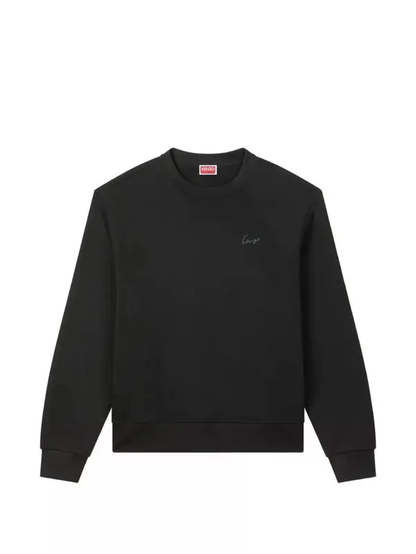 Kenzo Logo Embroidered Crew Neck Sweater