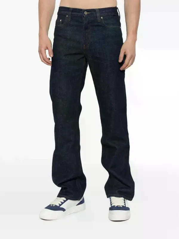 Casablanca Logo-embroidered Straight-leg Jeans