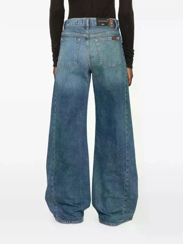 7 For All Mankind Tailorless Wide-leg Jeans