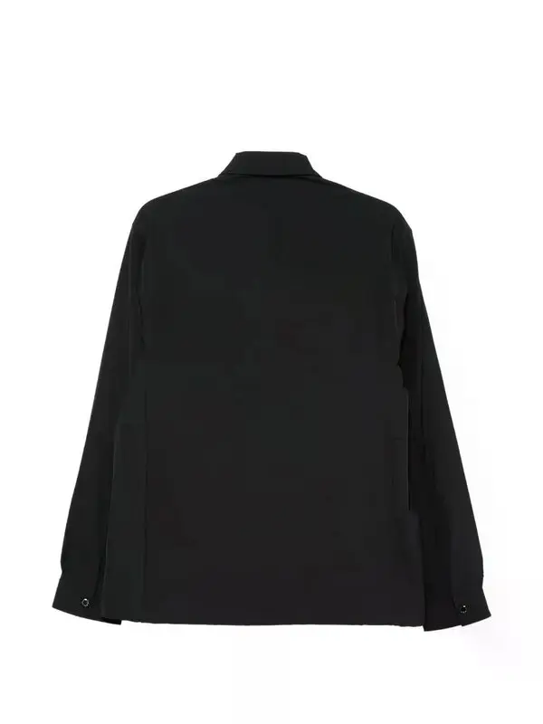 BOSS X Porsche Logo-emed Flap-pocket Shirt