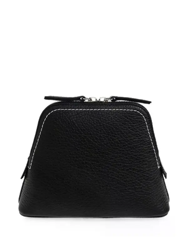 MAISON MARGIELA 5ac Grained Leather Wash Bag - Black