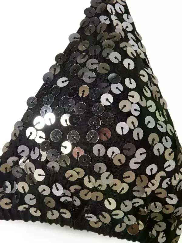 LESLIE AMON Sequin Scorpio Bikini Top