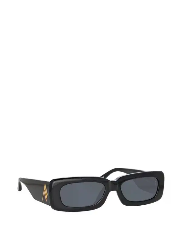 Linda Farrow Mini Marfa Sunglasses - Black