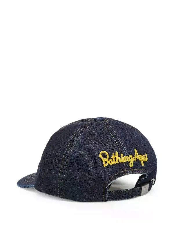 A BATHING APE Washed Denim Baseball Cap
