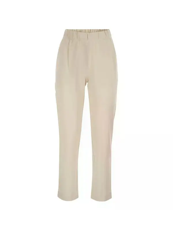 Max Mara Slim-fit Stretch-jersey Trousers - Neutrals