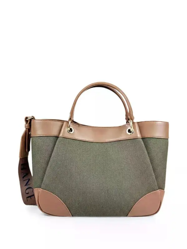 Armani Exchange Logo Plaque Tote Bag