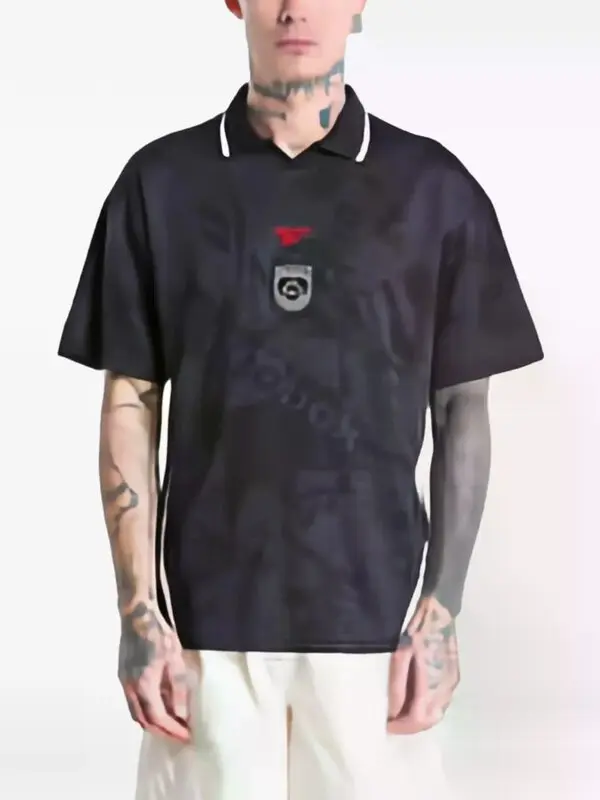 REEBOK Logo-print Collared T-shirt