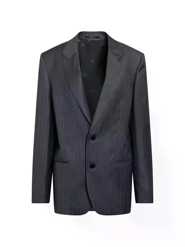 Gucci Single-breasted Pinstripe Blazer