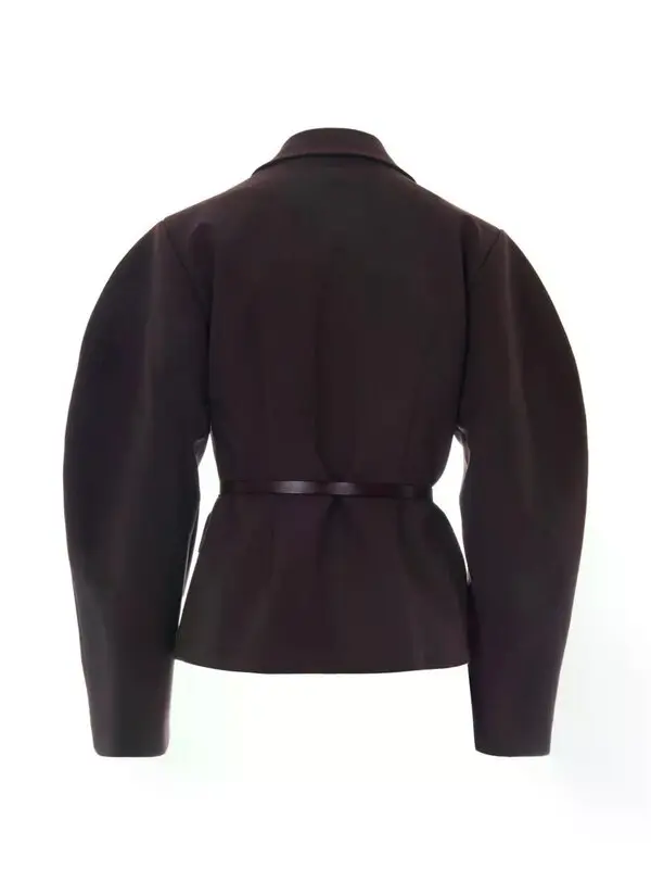 P.a.r.o.s.h Belted Puff-sleeve Jacket