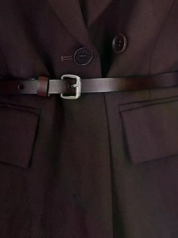 P.a.r.o.s.h Belted Puff-sleeve Jacket