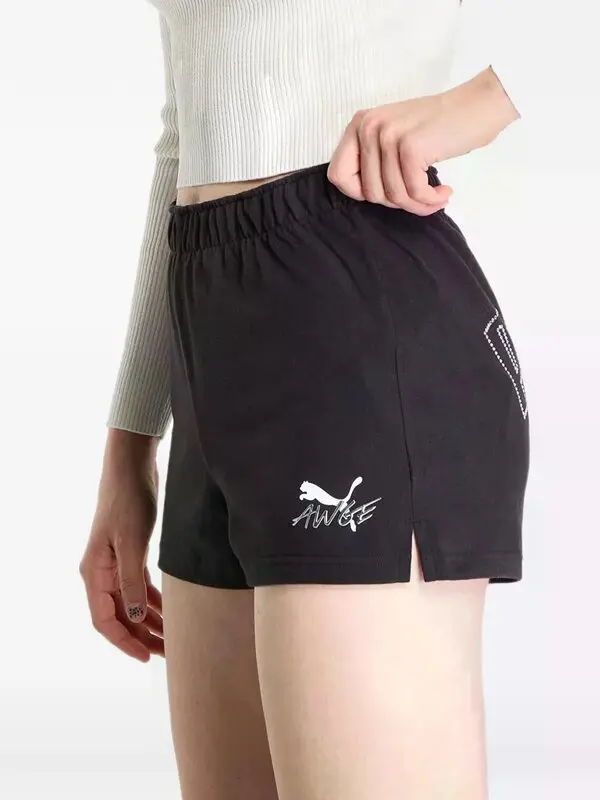 PUMA Logo-print Jersey Shorts