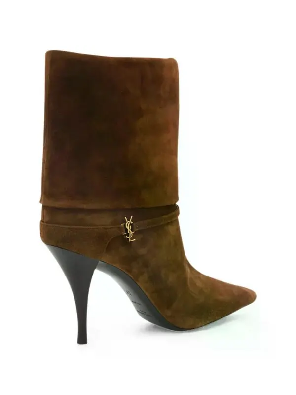 Saint Laurent Niki Suede Ankle Boots