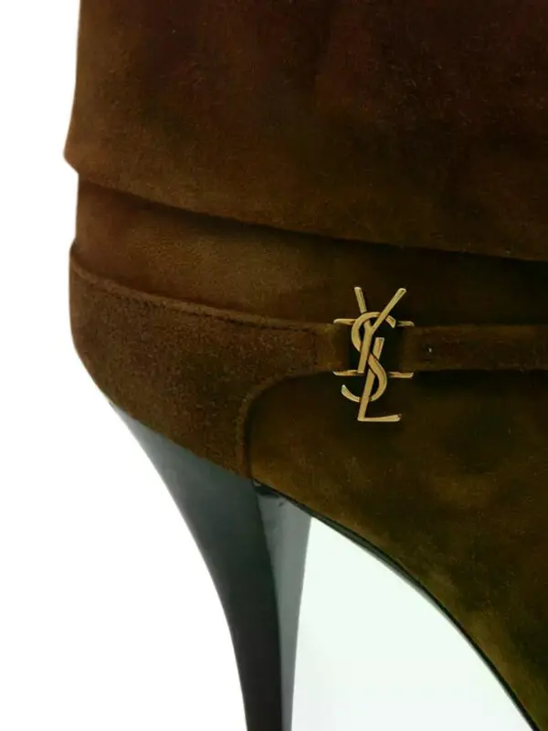 Saint Laurent Niki Suede Ankle Boots