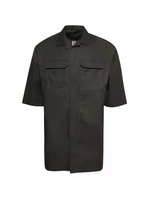 Rick Owens Flap-pocket Short-sleeve Shirt
