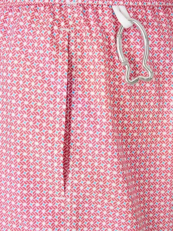 Fedeli Geometric Print Swim Shorts