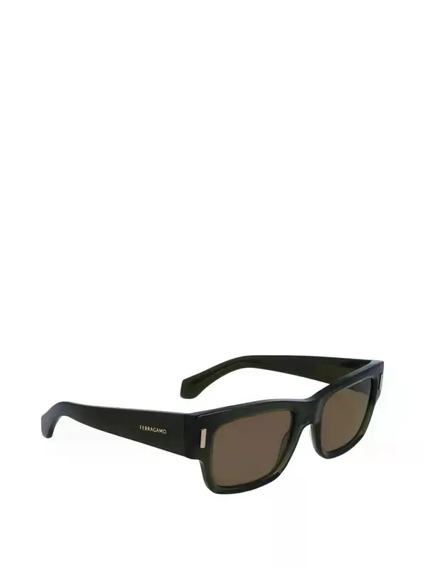 FERRAGAMO Rectangle Sunglasses - Green