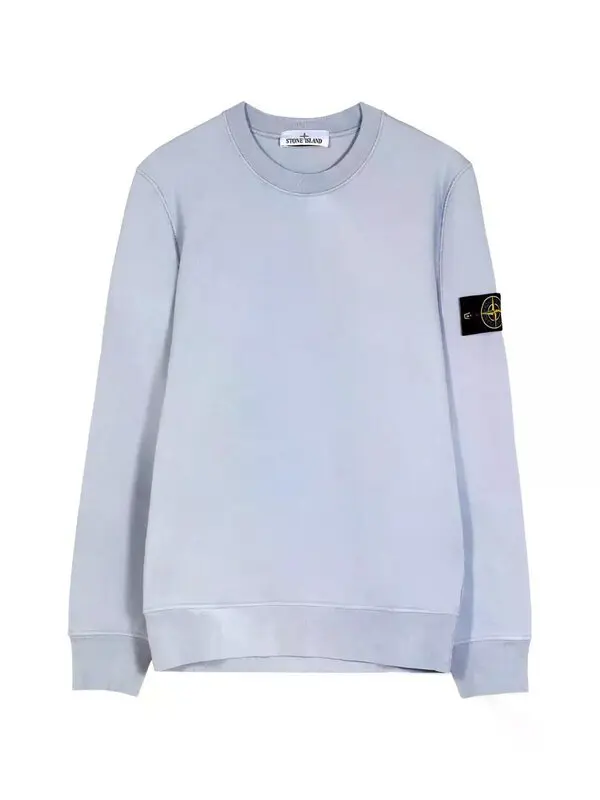 Stone Island Crewneck Sweatshirt With Compass Patch