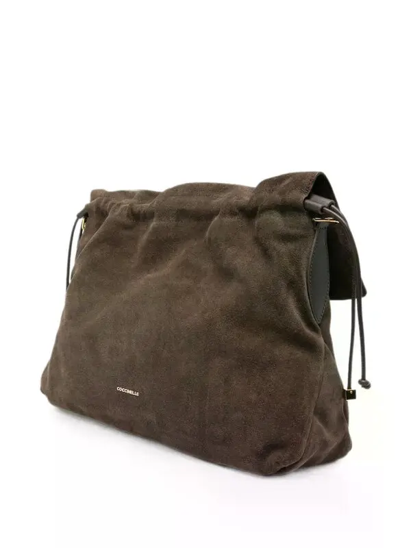 COCCINELLE Suede Drawstring Shoulder Bag