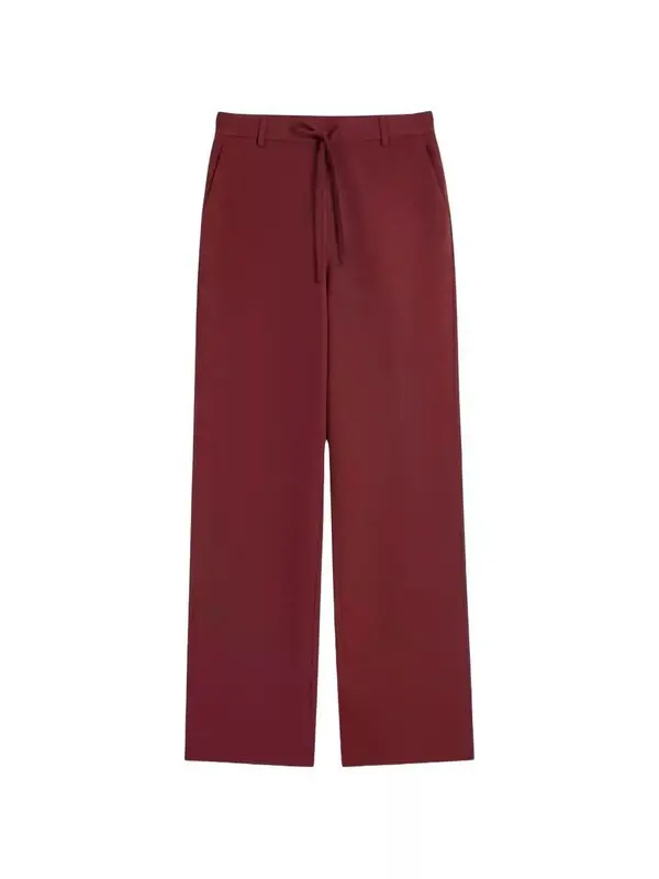 Max Mara Drawstring Straight-leg Trousers