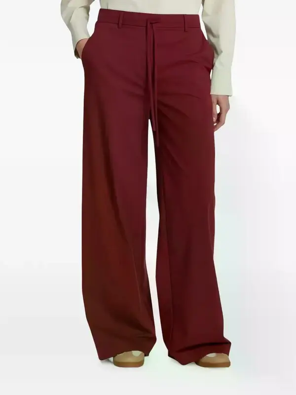 Max Mara Drawstring Straight-leg Trousers