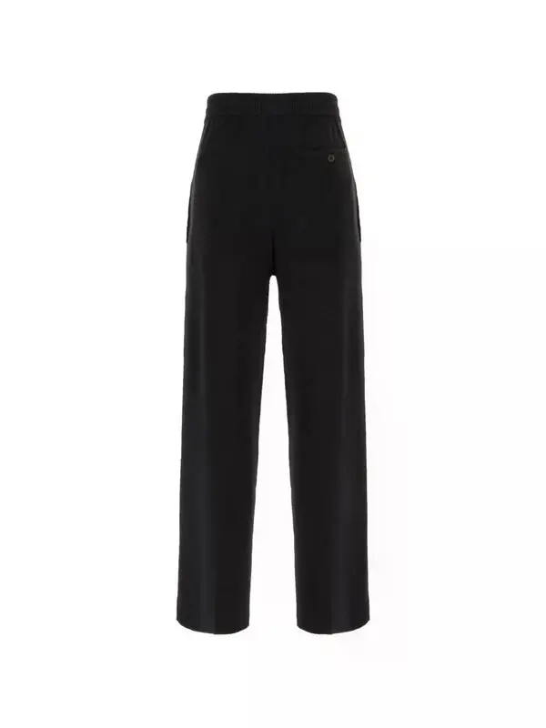 LANVIN Elasticated-waistband Pleated Trousers