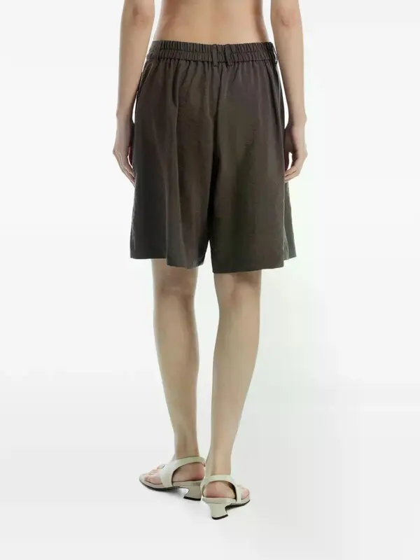 CORDERA Pleated Tailored Shorts