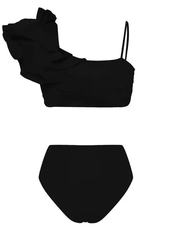 MAYGEL CORONEL Costa Ruffled Bikini Set