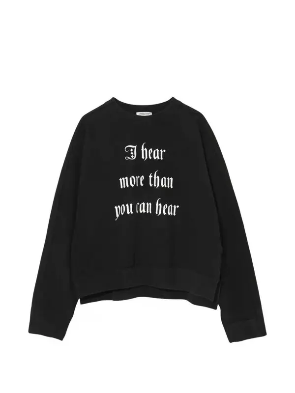 Undercover Slogan Print Sweatshirt