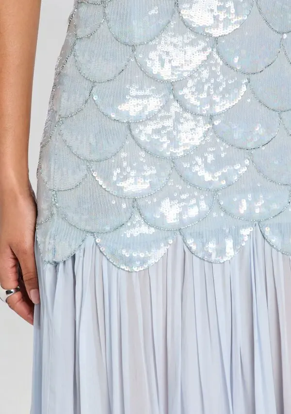 Retrofete Eileyn Embroidered Maxi Dress