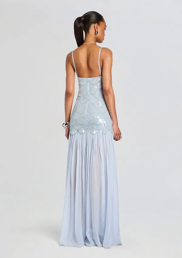 Retrofete Eileyn Embroidered Maxi Dress