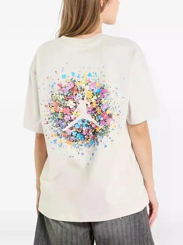 JORDAN Graphic Print T-shirt - Neutrals