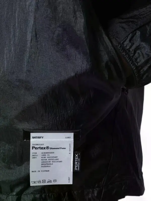 Satisfy Pertex Diamond Fuse Windbreaker Jacket - Black