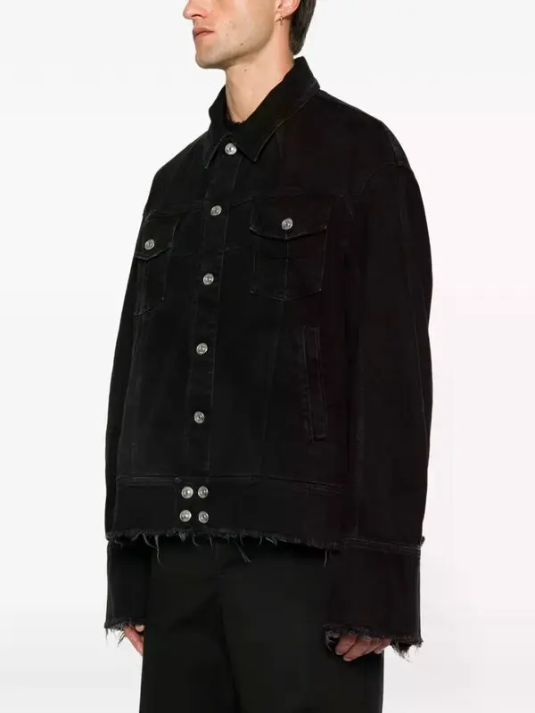 Matieres Fecales Pierre M. Raw-edge Denim Jacket