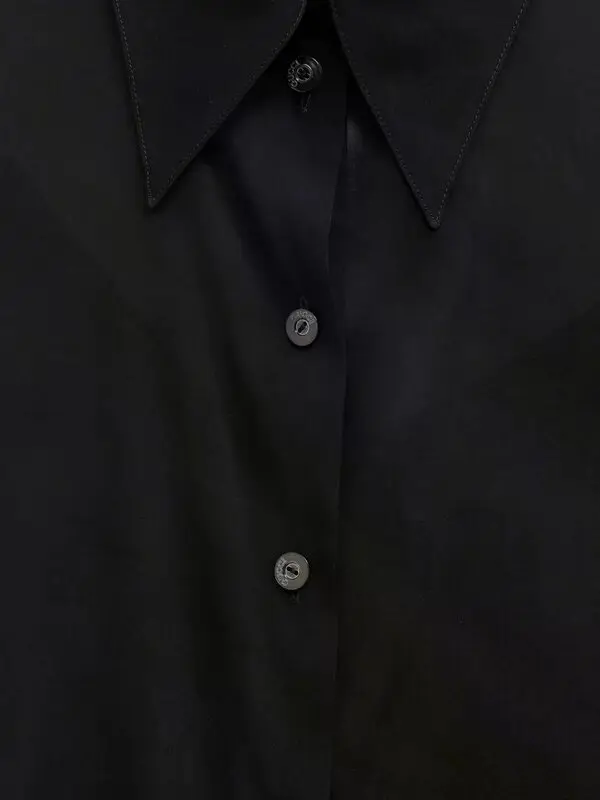 Gucci Silk Chiffon Pointed Collar Shirt