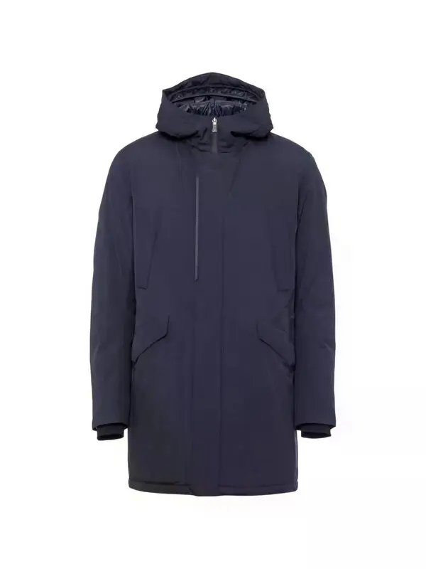 Herno Hooded Zip-fastening Coat