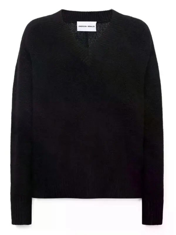 EMERSON RENALDI V-neck Knitted Sweater