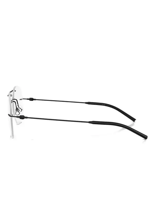 Moncler Rimless Geometric Glasses