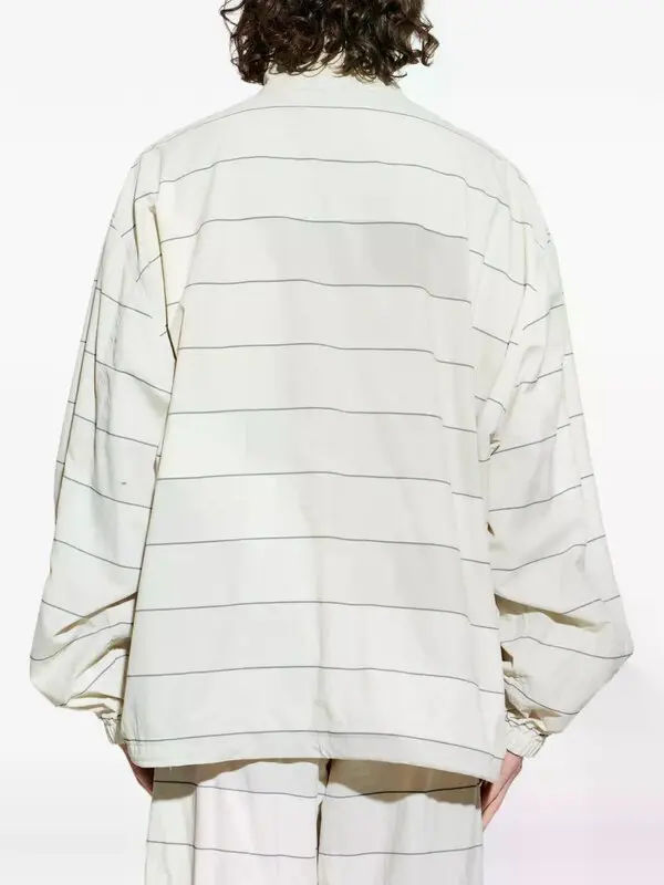 Balenciaga Striped Zip-up Jacket