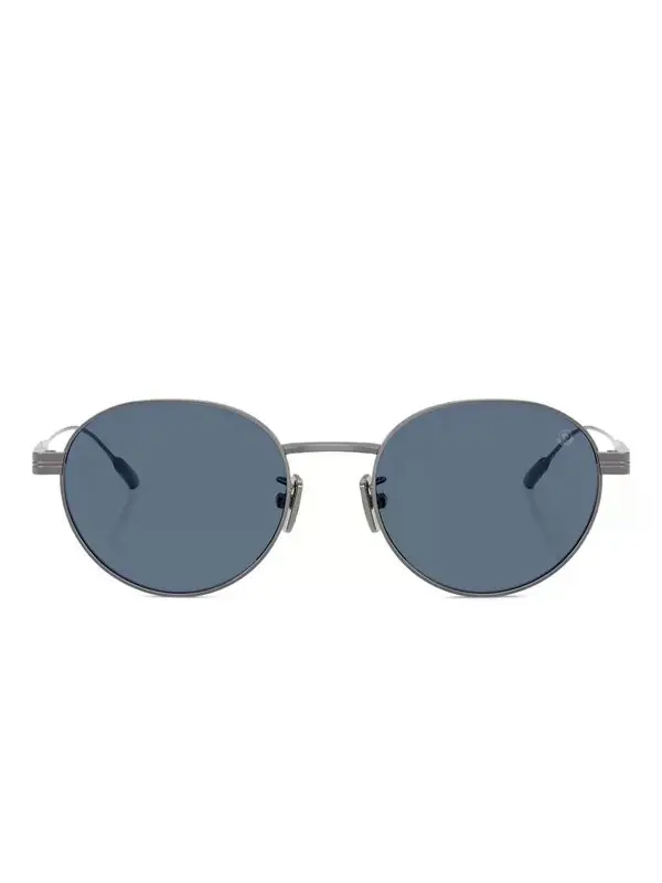 Moncler Subtila Round-frame Sunglasses - Grey
