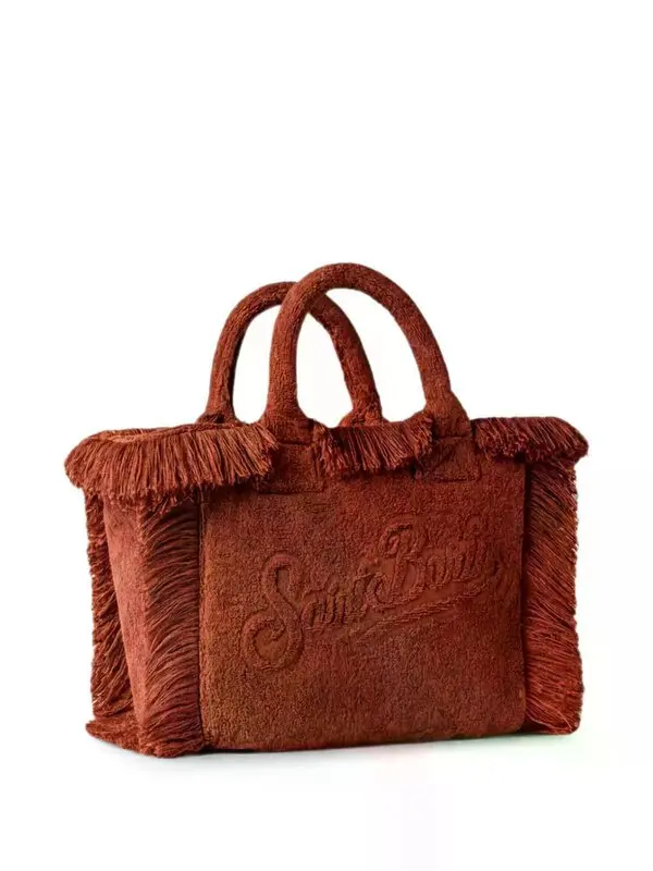 MC2 SAINT BARTH Colette Fringed Tote Bag - Brown