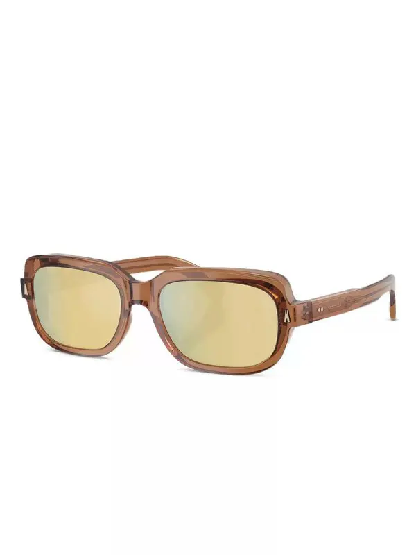 Moncler Suntrap Transparent Square Sunglasses