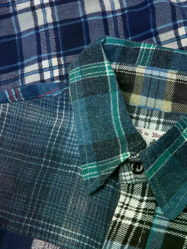 Needles Patchwork Flannel Shirt