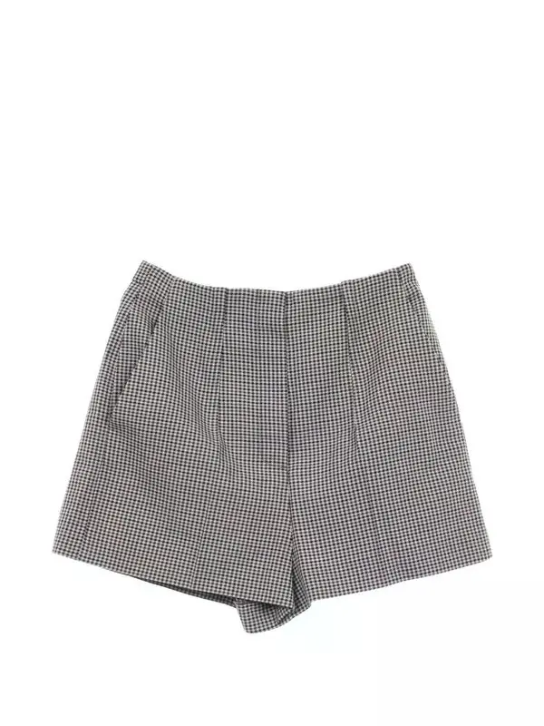 Fendi Houndstooth Pattern Tailored Shorts