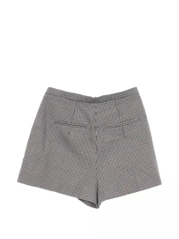Fendi Houndstooth Pattern Tailored Shorts