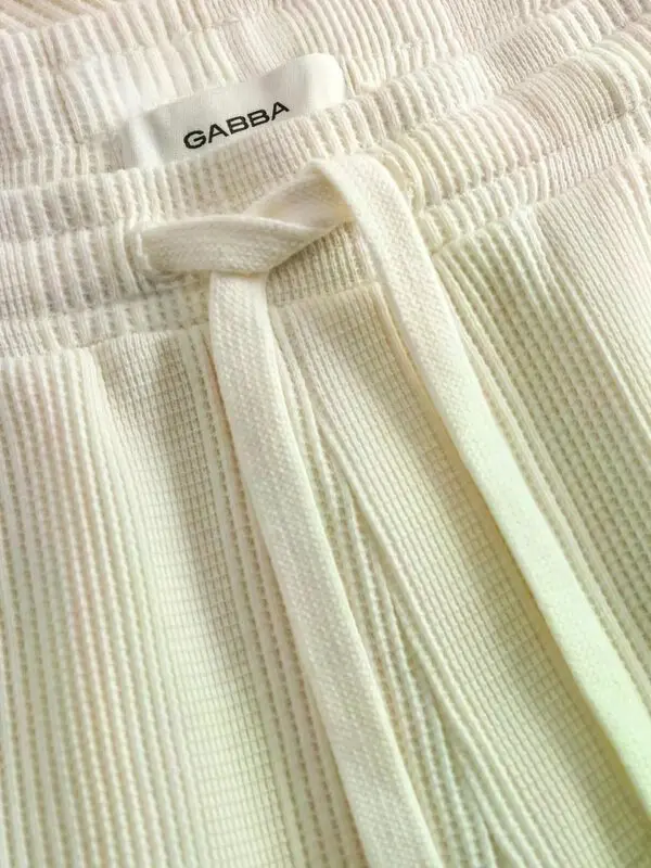 GABBA Waffle-knit Drawstring Shorts