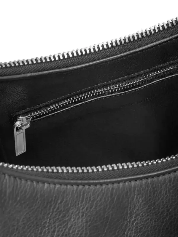 Rick Owens Gemini Leather Shoulder Bag - Black