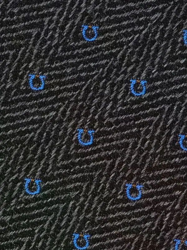 FERRAGAMO Chevron-pattern Tie