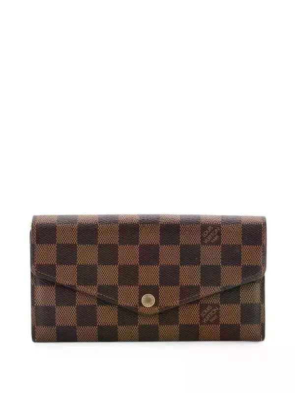 LOUIS VUITTON Sarah Wallet Nm Damier Small Wallets - Brown
