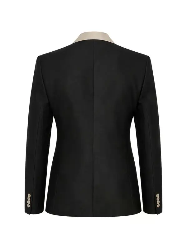 Dolce & Gabbana Silk Peak-lapel Suit Jacket