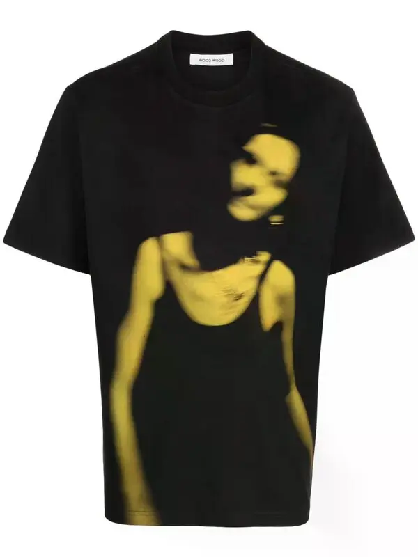 Wood Wood Haider Dancing Cotton T-shirt